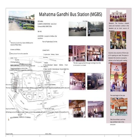Inter state bus terminal - Library Study & Case Study | PPTX