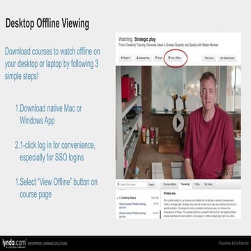 Desktop offline viewing feature | PPT