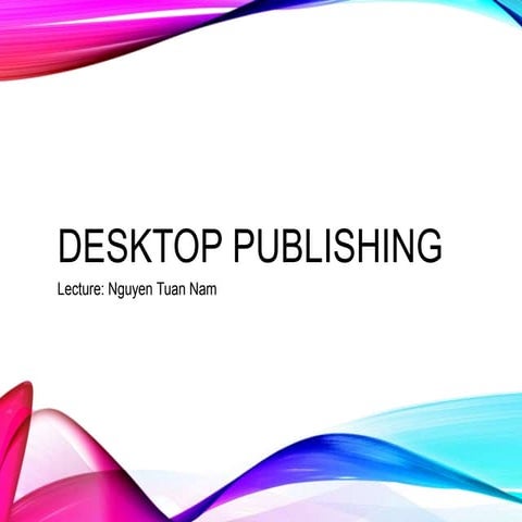 Desktop publishing | PPTX