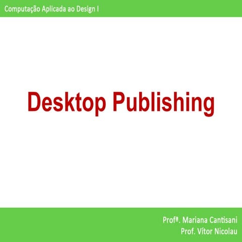 Desktop publishing | PDF