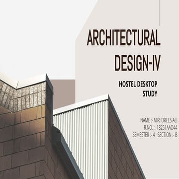 Desktop study hostel | PDF