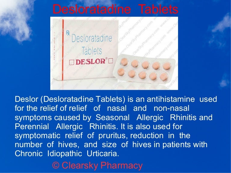 Deslor (Desloratadine Tablets)