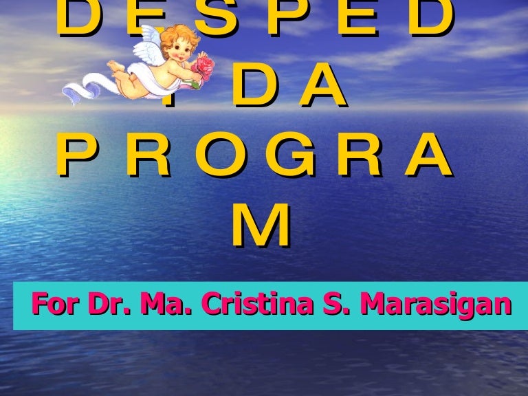 Despedida program