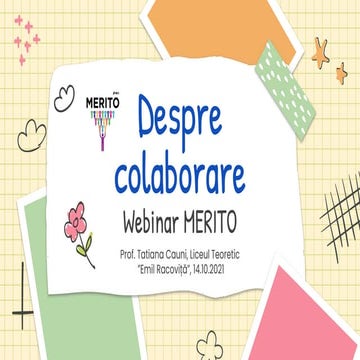 Despre colaborare | PPT