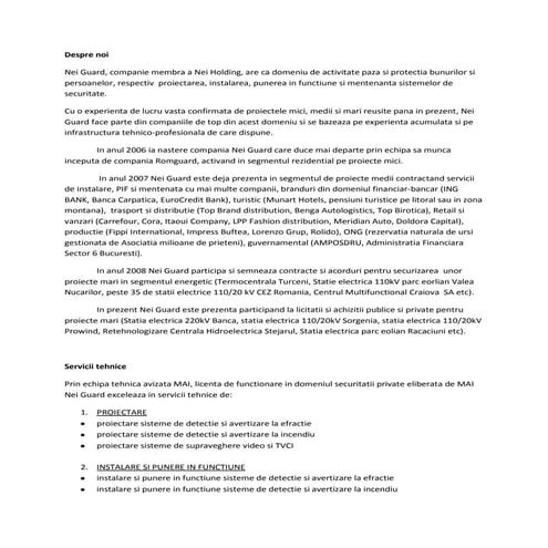 DOSAR INTERVENTII ULTERIOARE CONF. HG 300/2006 | DOC