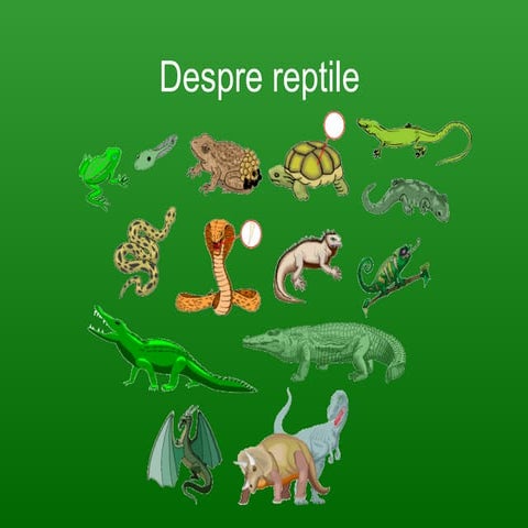 Despre reptile | PPT