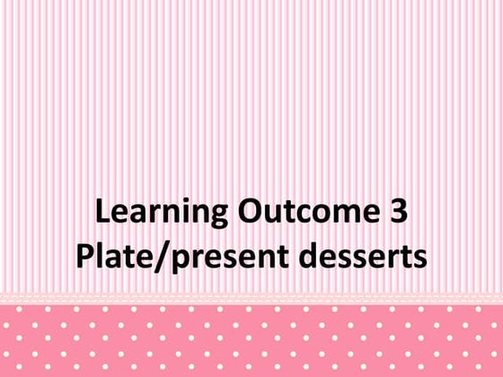 Basic principles of platter presentation | PPT