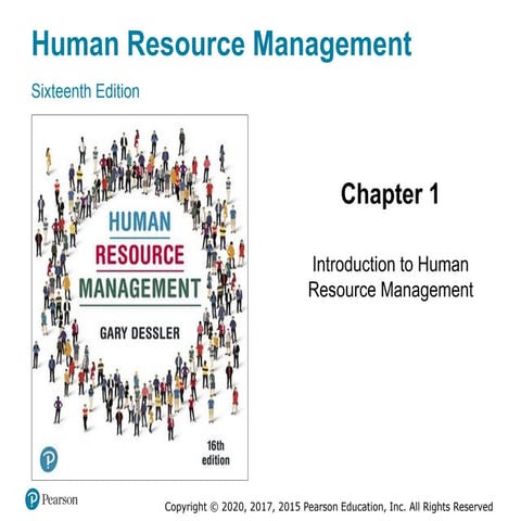 Human Resource Management book by Dessler | PPTX