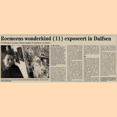 WIM VAN LENTHE - ROEMEENS WONDERKIND (11) EXPOSEERT IN DALFSEN | PDF