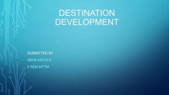 Case study on tourism | PPT