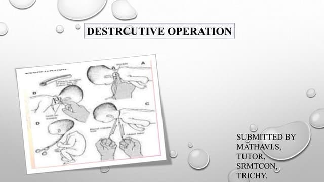 Destructive operation | PPT