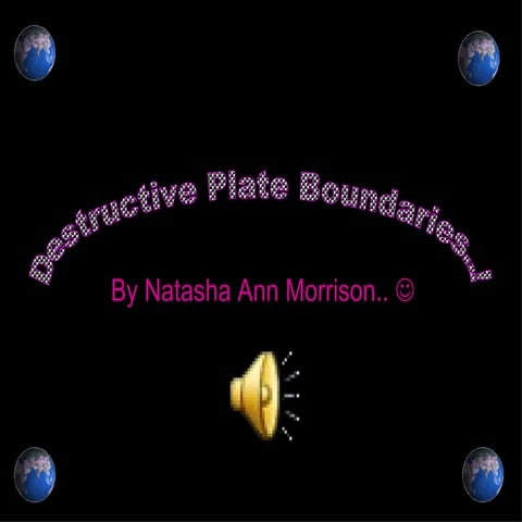 Destructive plate boundaries | PPT | Geography | Science