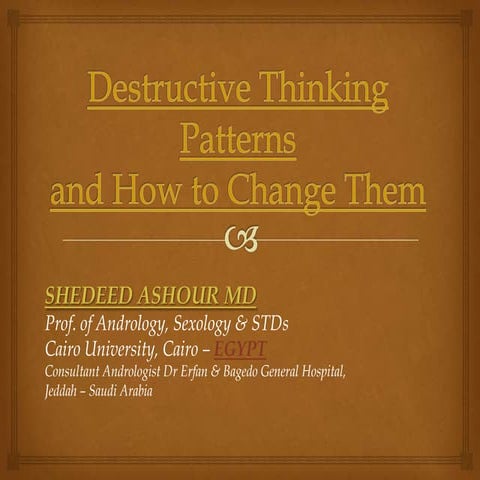 Destructive thinking | PPTX