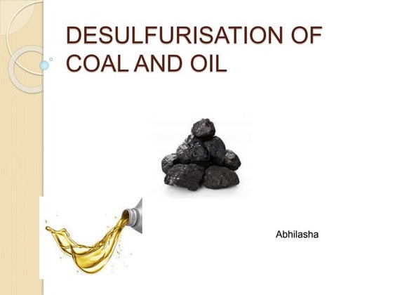 Microbial Desulphurization of coal | PDF