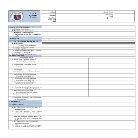 DETAILED-LESSON-PLAN ALIGNED TO THE DEPED ORDER | PPT