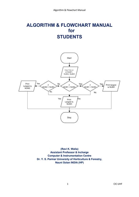 Explains About Algorithm And Flowchartpptx 