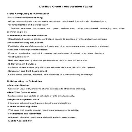 Detailed_Cloud_Collaboration_Topics. Pdf | PDF
