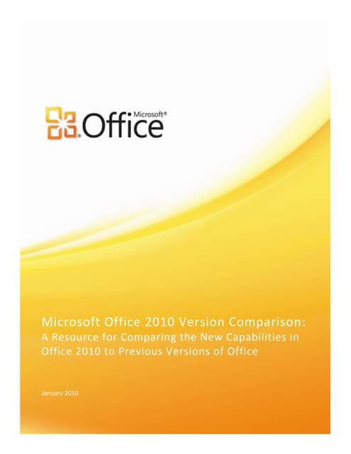 The History of Microsoft Office | PPTX | Operating Systems | Computer ...