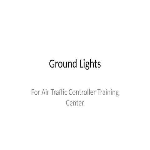 Mandatory during Low Visibility Procedures (LVP) to prevent runway ...