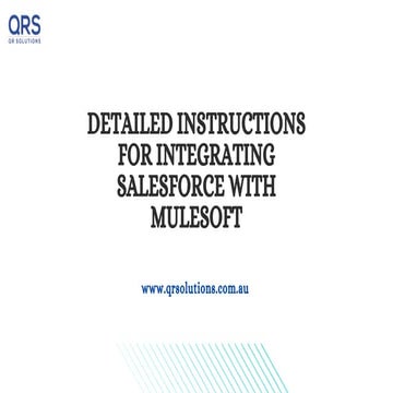 Detailed Instructions for Integrating Salesforce with Mulesoft.pdf