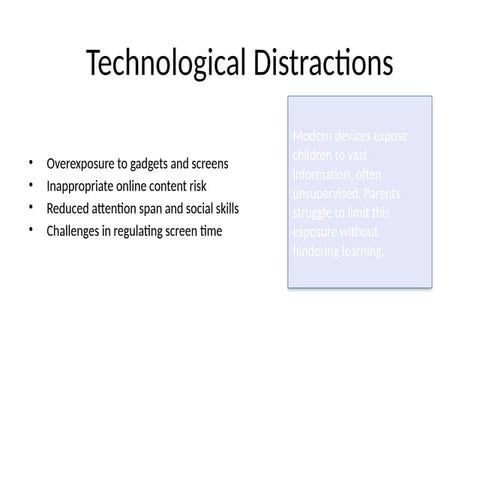 Detailed Parenting Challenges Presentation Pptx