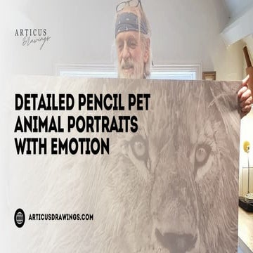 Detailed Pencil Pet Animal Portraits with Emotion | PDF