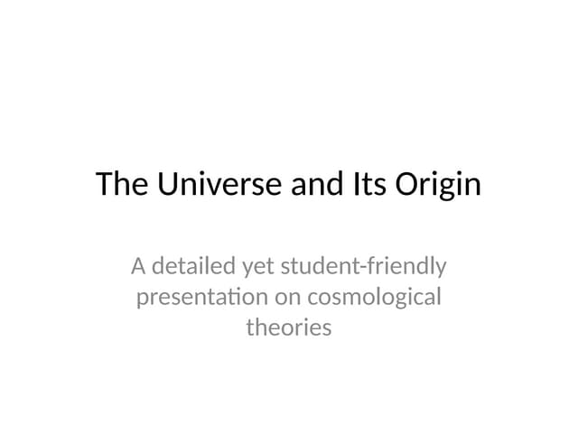 Earth and Life Science - Lesson 1 Theories of the Universe.pptx