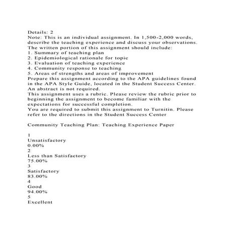 Benchmark - Community Teaching Plan Community Teaching Work Plan Pr | DOCX