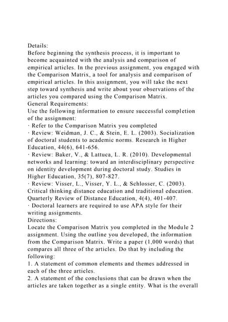 Synthesizing Review of Related Literature | PPTX | Educational ...