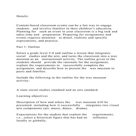 DetailsContent-based classroom events can be a fun way to eng | PDF