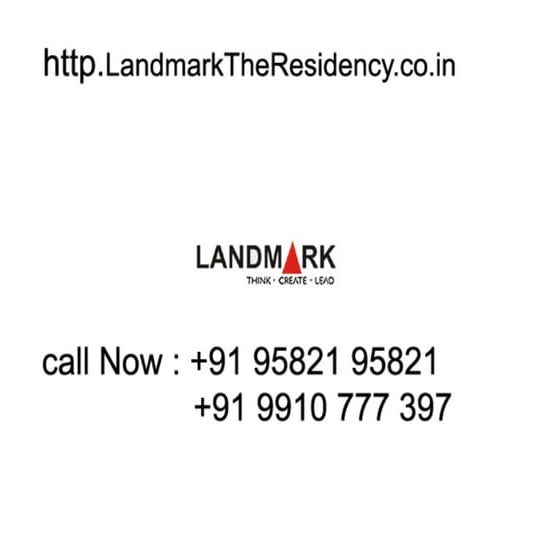 Details landmark residency | PPT