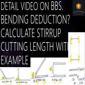 HOW TO CALCULATE STIRRUP CUTTING LENGTH | PPTX