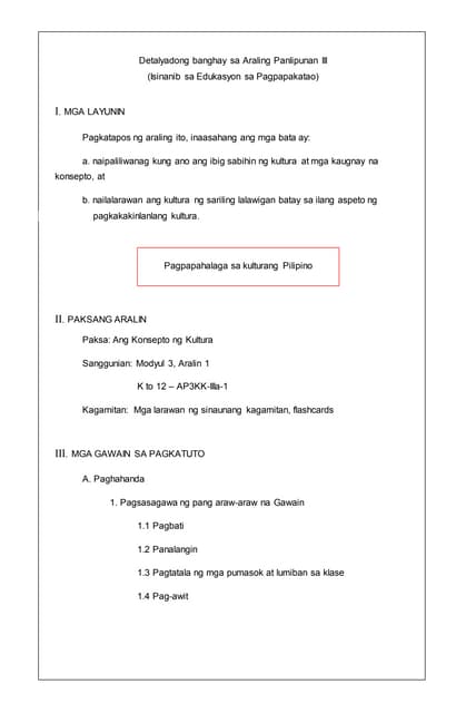 Araling Panlipunan 3 Q3 AralPan 9 Module 3 | PDF