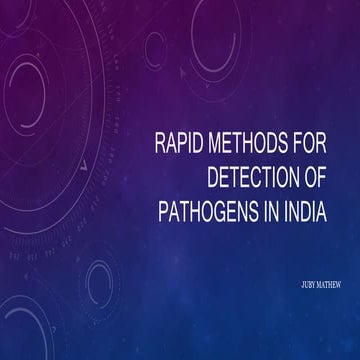 Detction of pathogens | PPTX