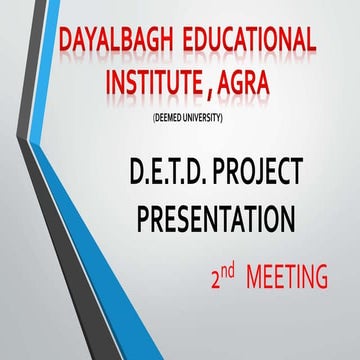 11 engineering project ideas(detd) | PPT