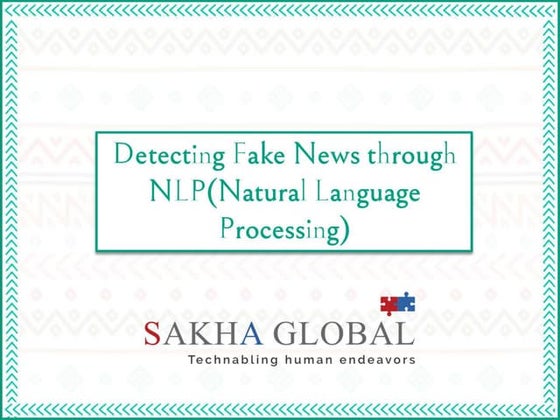 Fake News Detection Project Ppt