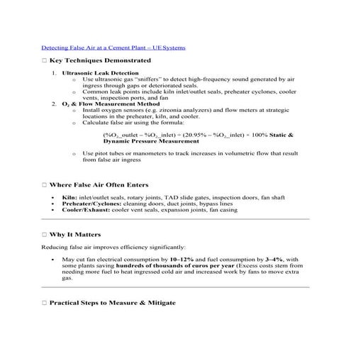 Detecting False Air at a Cement Plant.docx