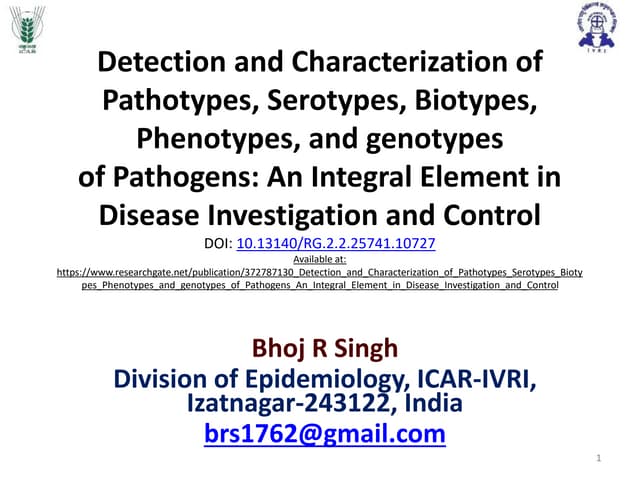 Microbial typing | PPT