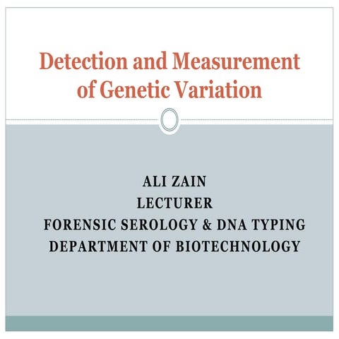 Detection and Measurement of Genetic Variation.pptx