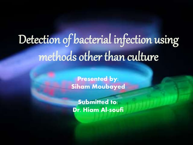 Identification and Detection of Microorganism | PPTX