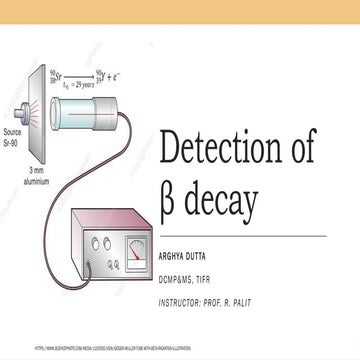 Detection of β decay- with the proper introduction and experiments .pptx