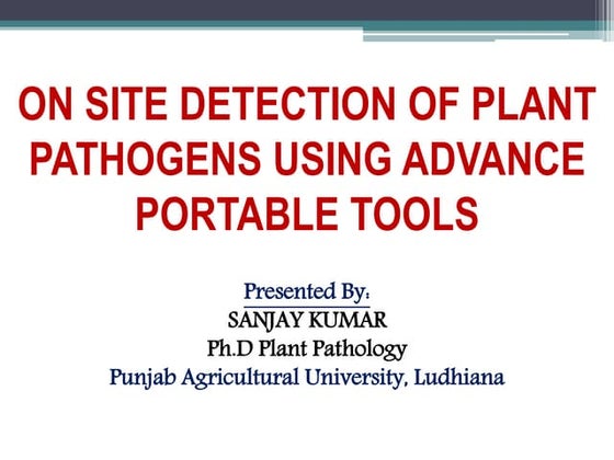 Plant pathology disease cycle Tikka and Citrus canker | PPTX