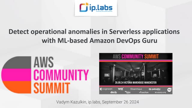 Detect Operational Anomalies In Serverless Applications With Amazon