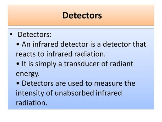 Instrumentation of IR spectroscopy | PPT