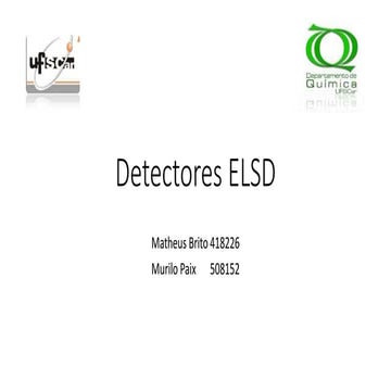 Detectores elsd | PPTX