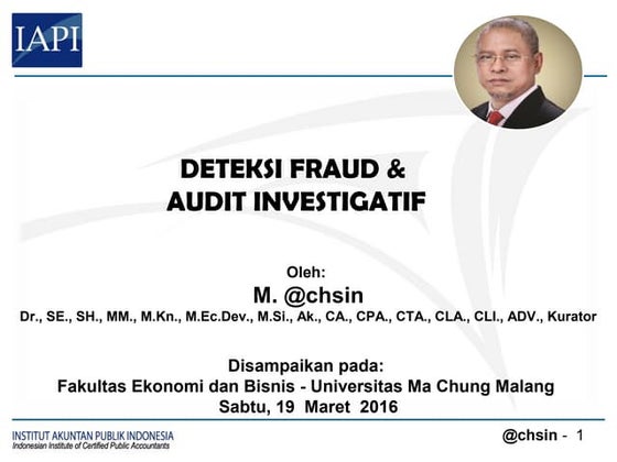 Basic Internal Auditing Presentation | PPT