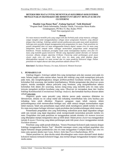 KLASIFIKASI KANKER KULIT PADA CITRA DIGITAL MENGGUNAKAN ALGORITMA ...