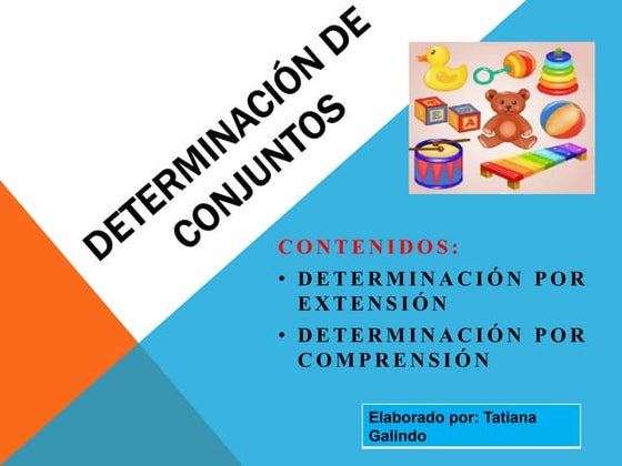 LOS CONJUNTOS, CLASES DE CONJUNTOS Y EJEMPLOS | PPT