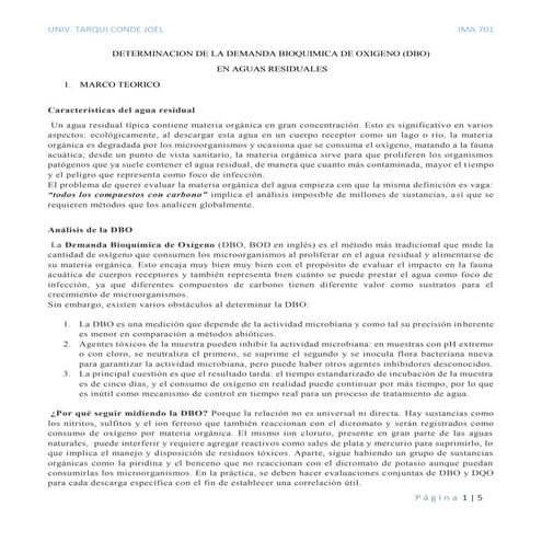 Methods and calculations for Dissolved Oxygen (DO) using Winkler's ...