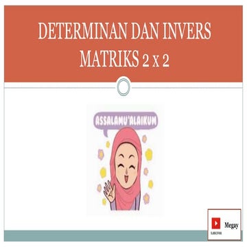Determinan dan invers matriks | PPT